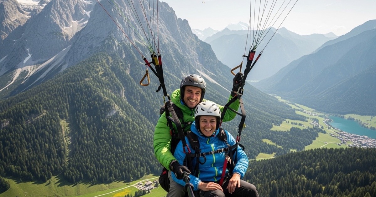 Tandem Paragliding Munich | Fly Over the Alps from €149